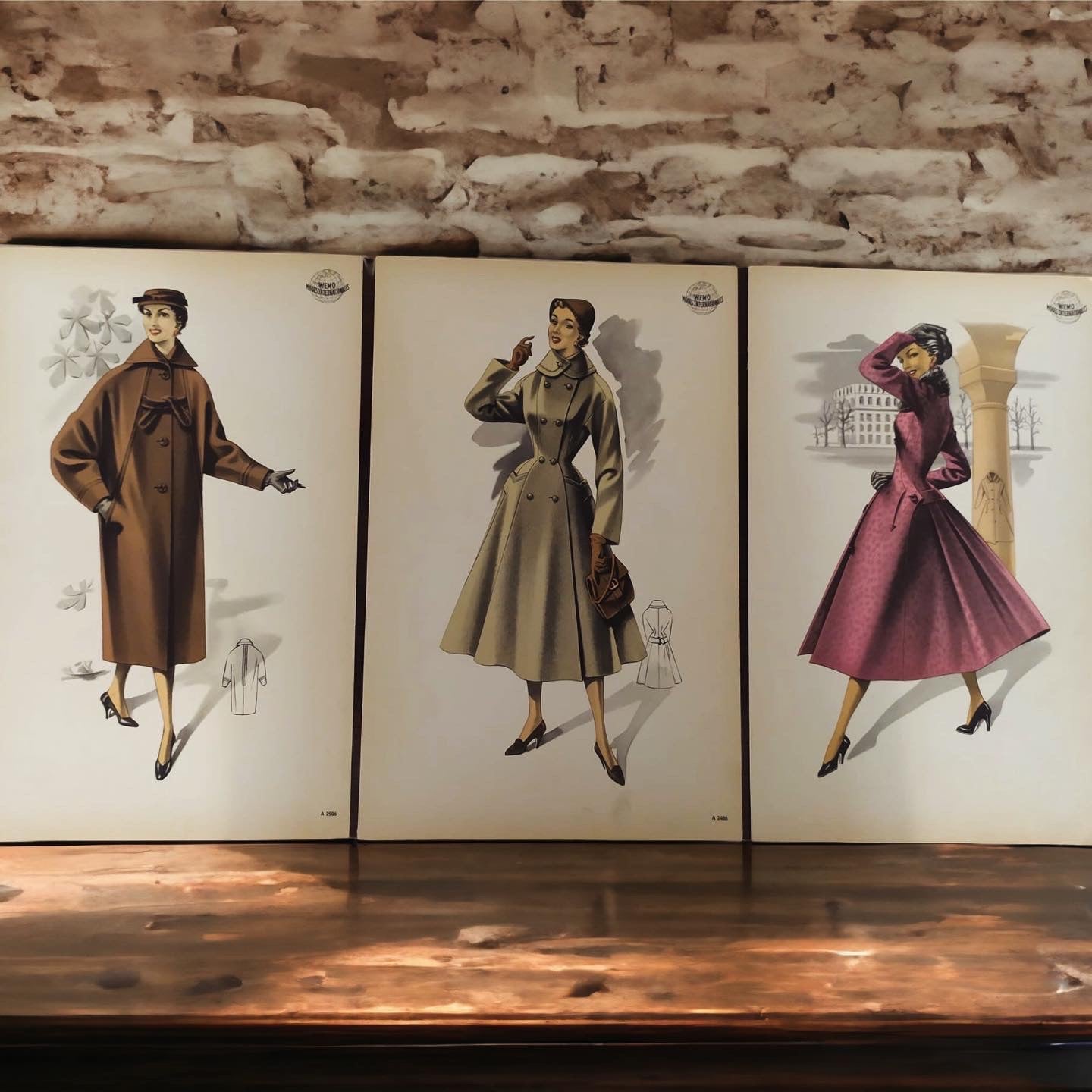 Antichi bozzetti di moda anni 40 – ModernariaMente